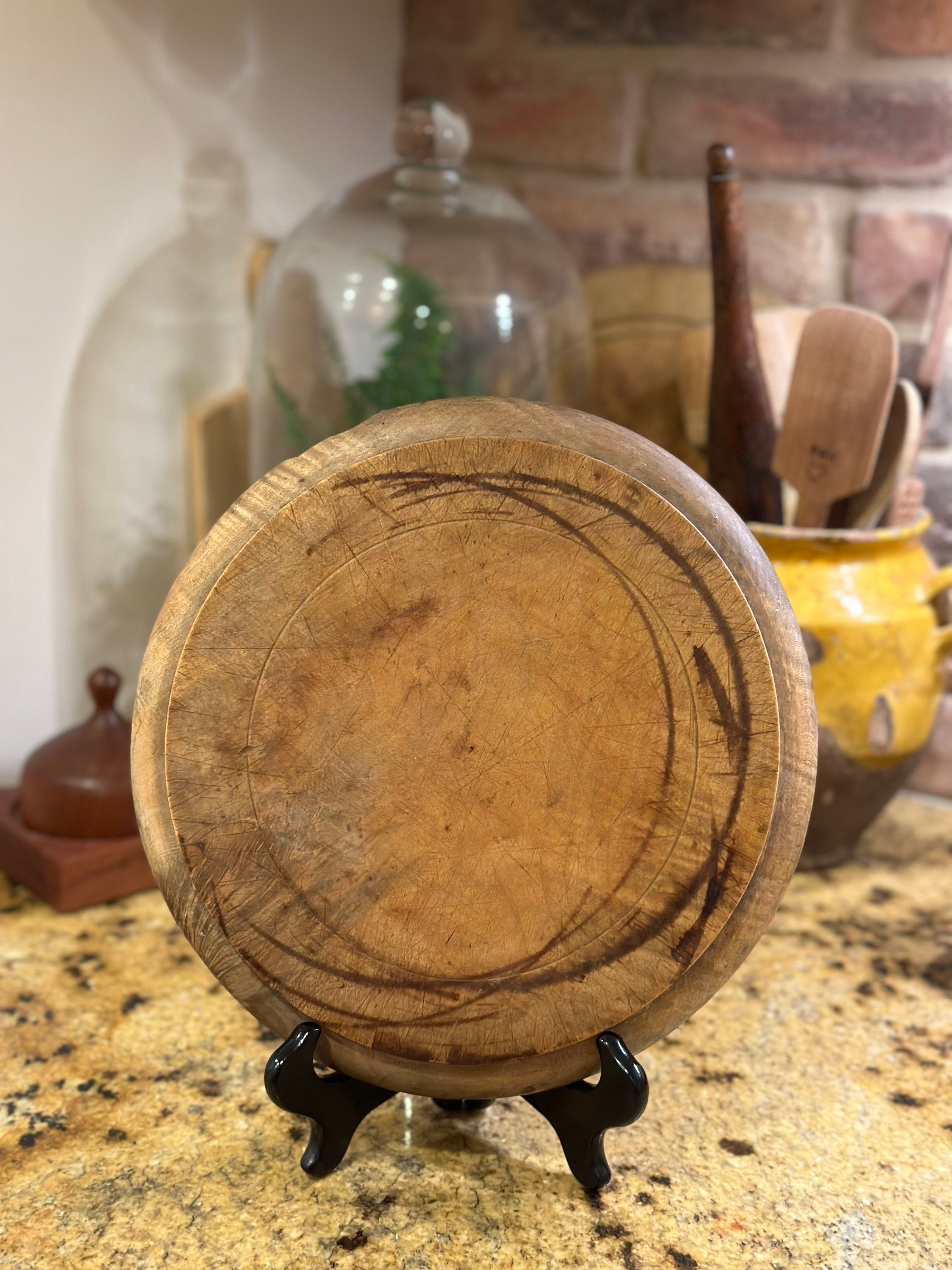 Antique Wood Bread Board - Etsy