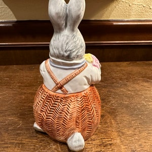 Vintage Fitz and Floyd Rabbit Box - Etsy