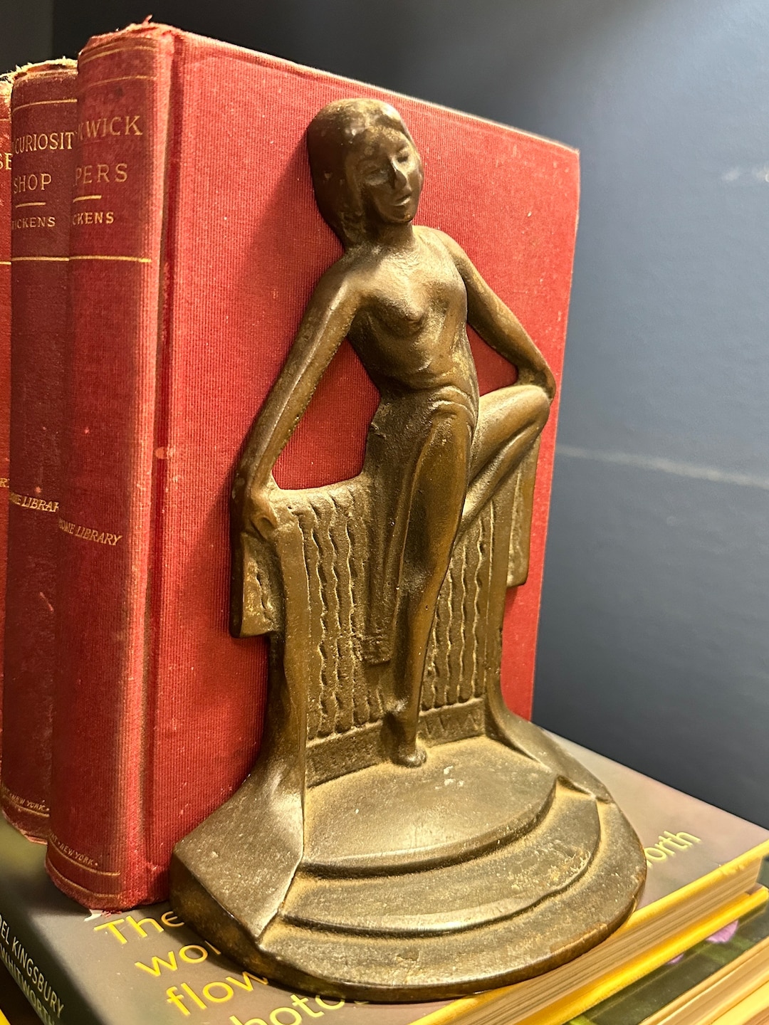 Art Nouveau Bookends Dancer Bookends - Etsy