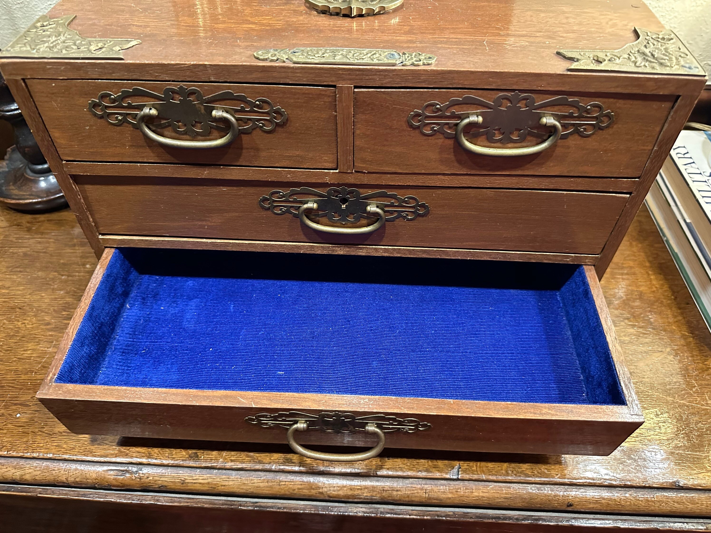 Ornate Jewelry Box With Lock and Key - Etsy