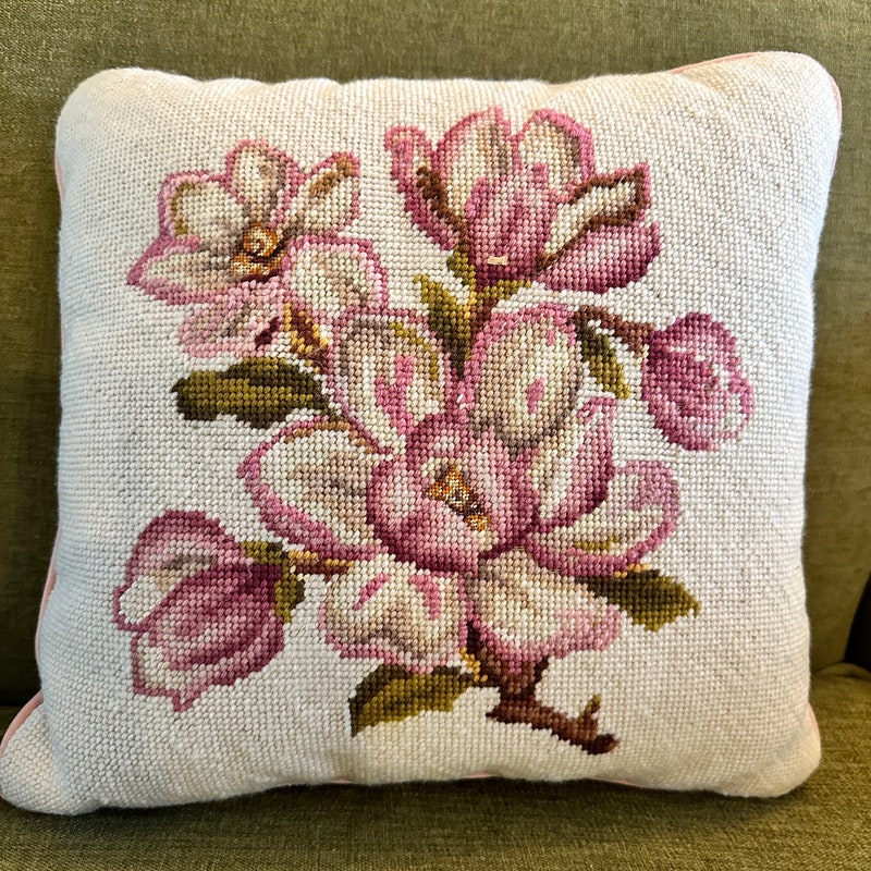 Needlepoint Pillow - Etsy