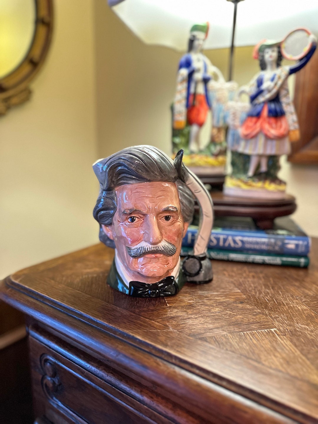 Mark Twain Toby Jug Staffordshire Pitcher - Etsy