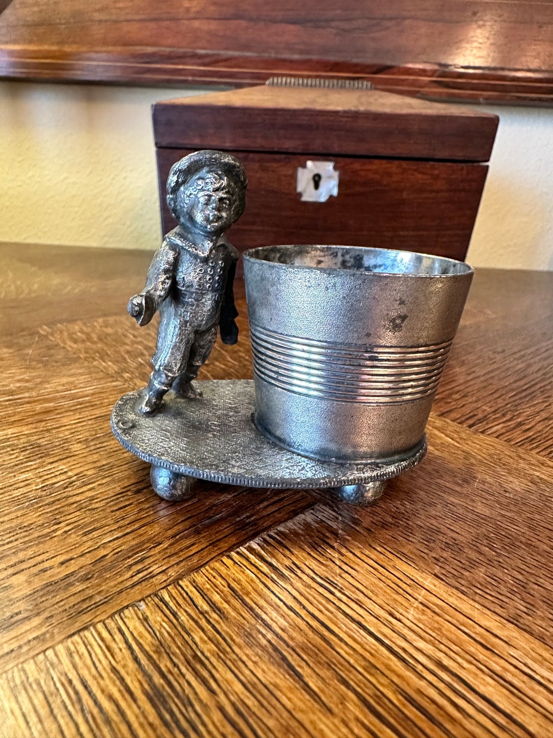 James Tuft Silver Plate Toothpick Holder - Etsy