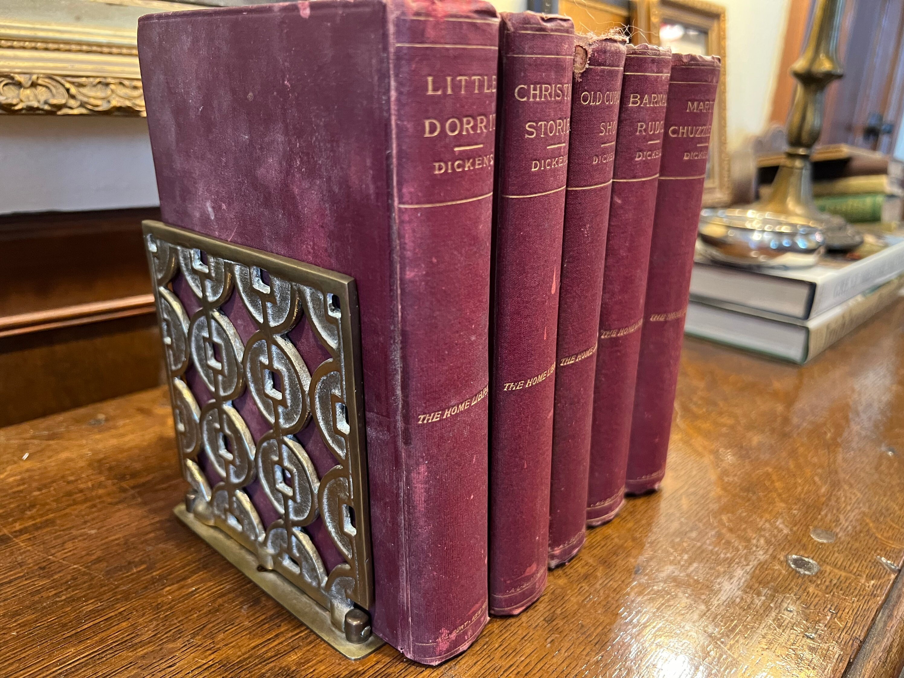 Brass MCM Bookends Folding Brass Chinese Coin Bookends - Etsy