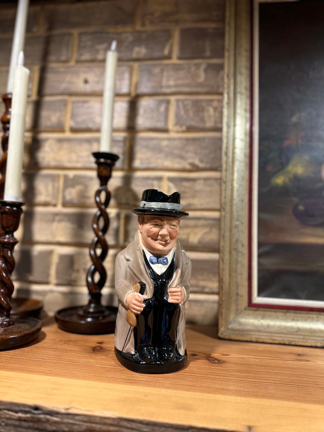 Royal Doulton Sir Winston Churchill Toby Jug - Etsy