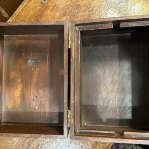 Antique Oak Box - Etsy