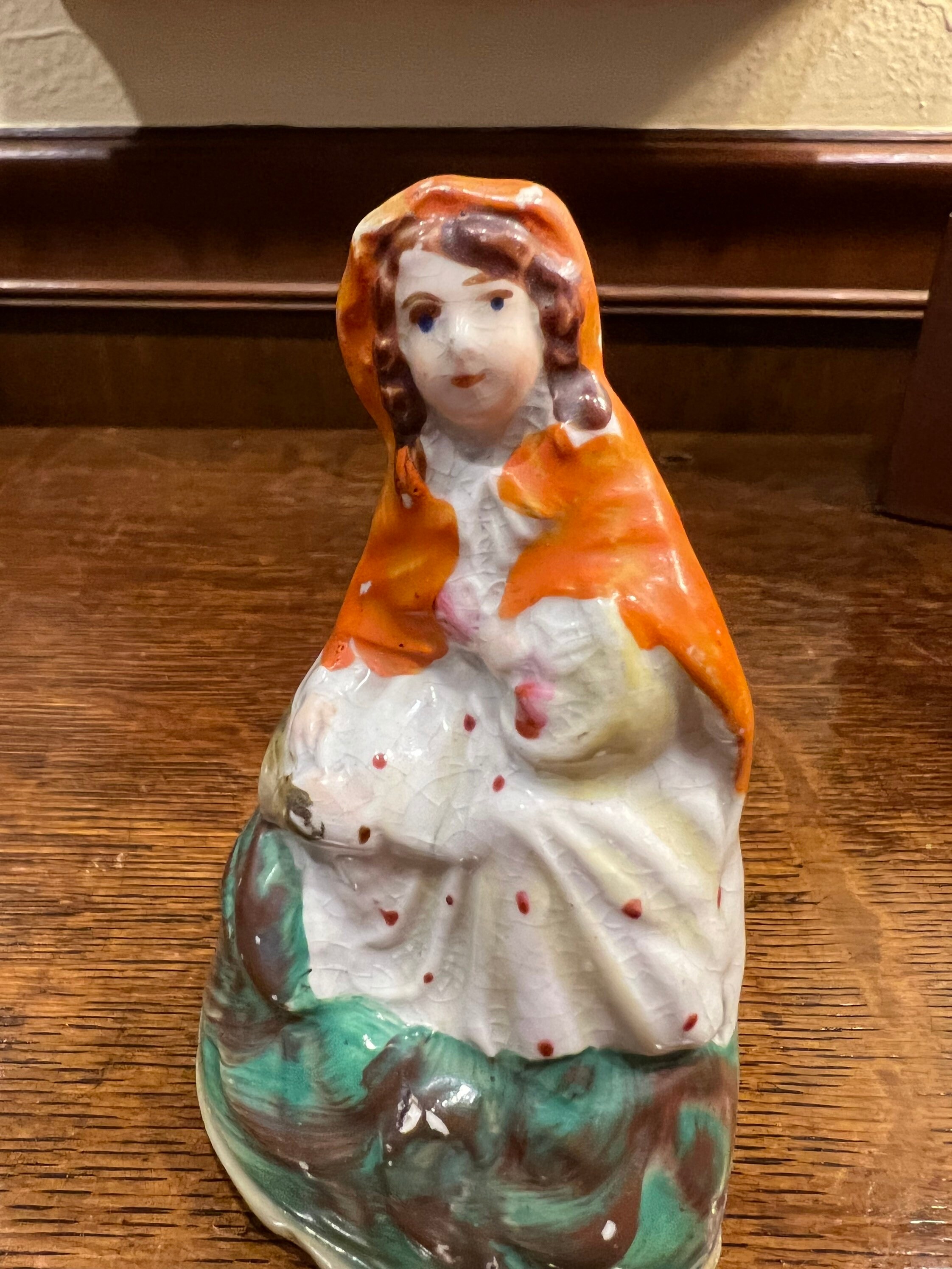 Antique Staffordshire Miniature Red Riding Hood - Etsy