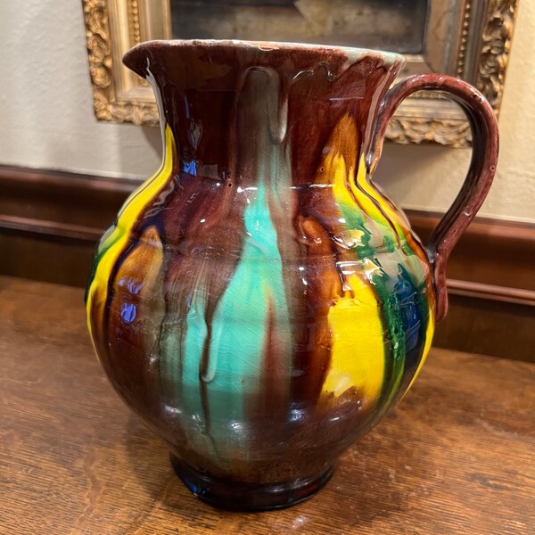 Drip Glaze Pitcher - Etsy