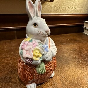 Vintage Fitz and Floyd Rabbit Box - Etsy