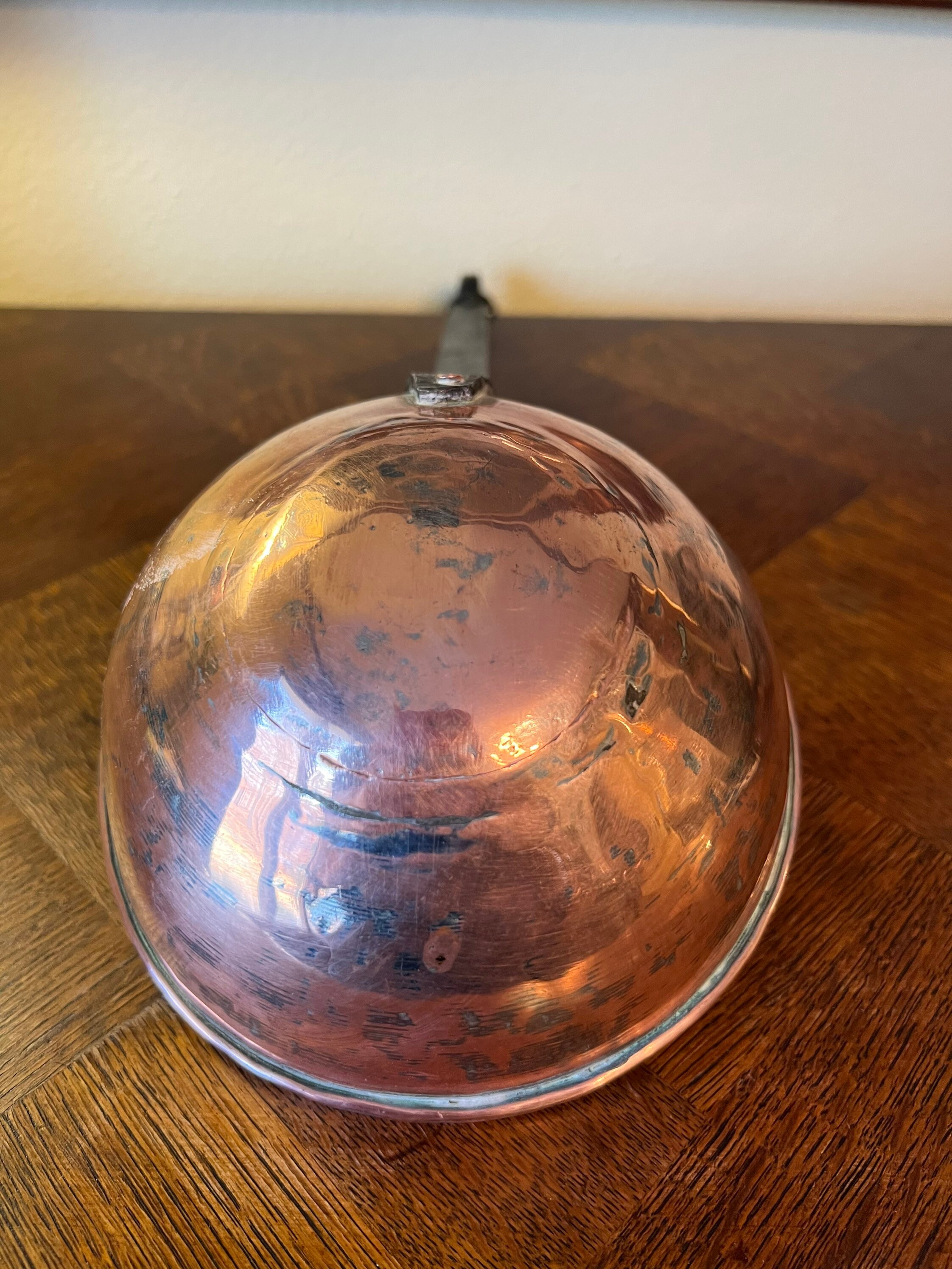 Antique Copper Ladle With Iron Handle - Etsy