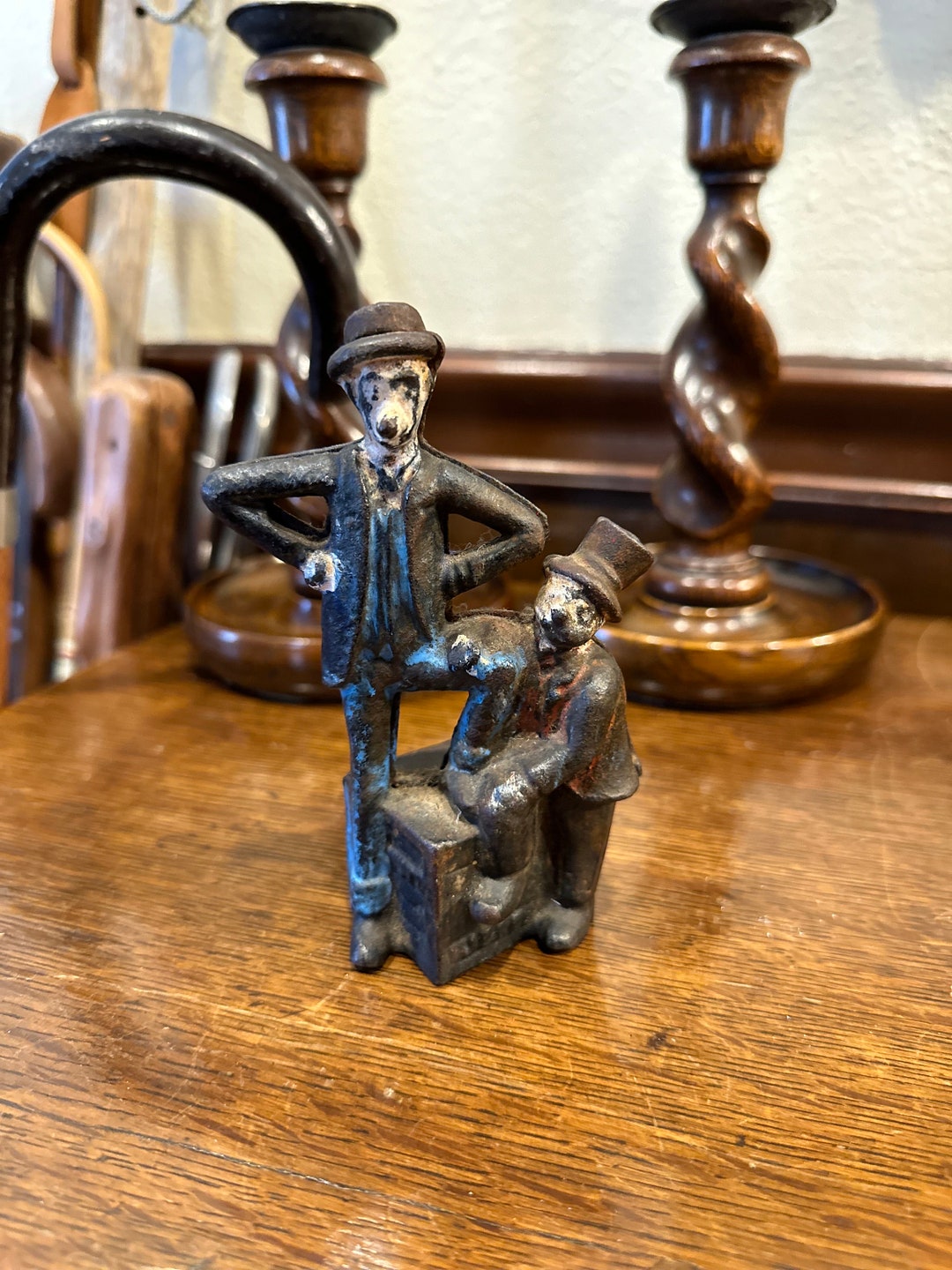 Antique Cast Iron Mutt and Jeff Still Money Bank - Etsy