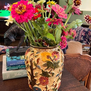 Indian Tree Vase H J Wood - Etsy