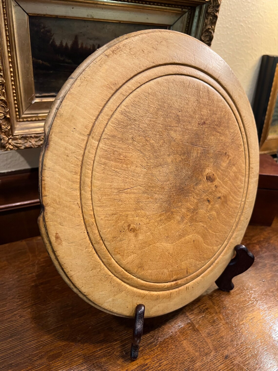 Antique Wood Bread Board - Etsy