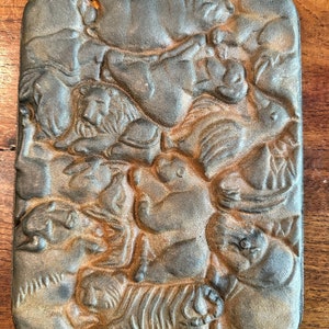 Vintage Cast Iron Puzzlemold Skillet Animal Skillet John Wright - Etsy