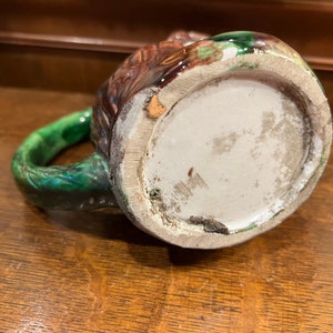 Majolica Cat Pitcher - Etsy