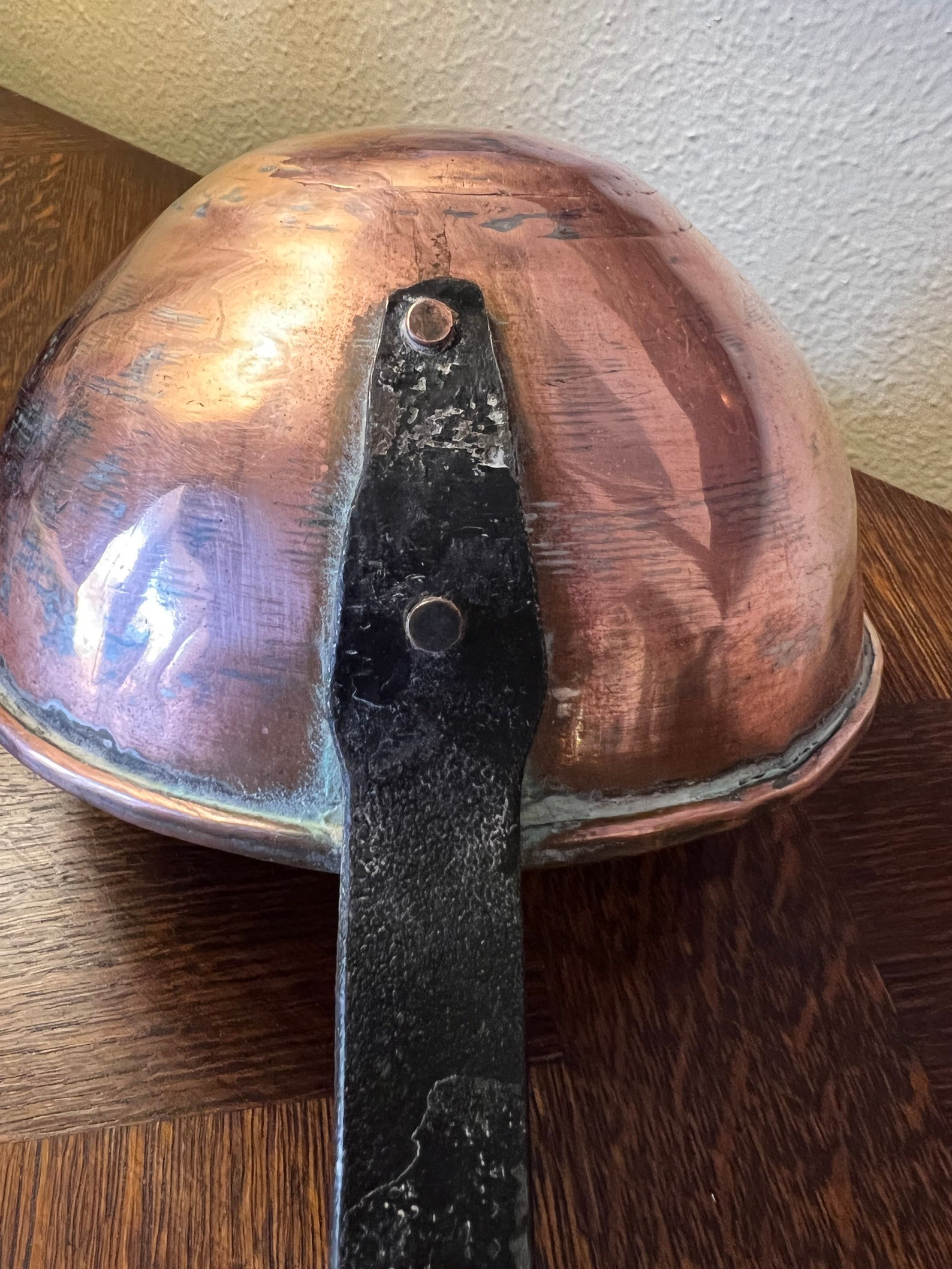 Antique Copper Ladle With Iron Handle - Etsy