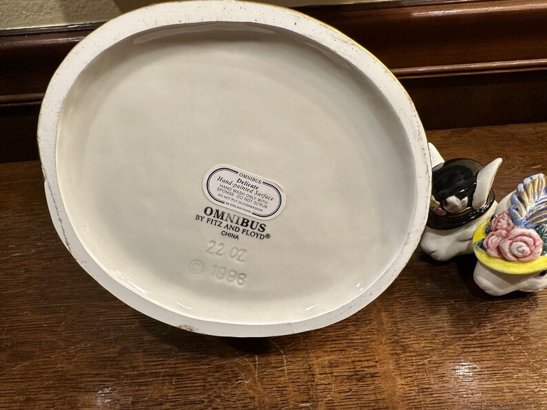 Vintage Fitz and Floyd Rabbit Pitcher - Etsy