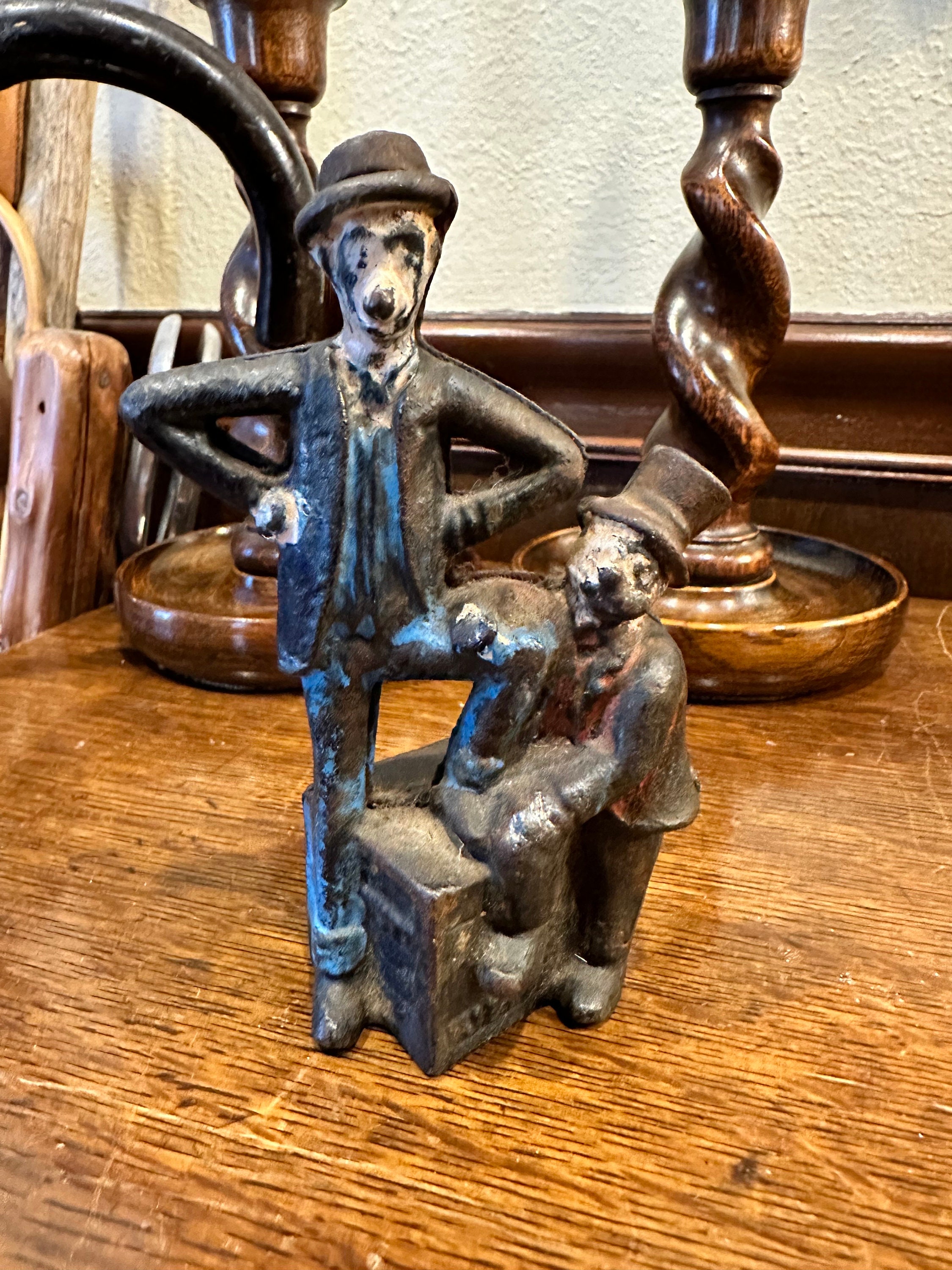 Antique Cast Iron Mutt and Jeff Still Money Bank - Etsy