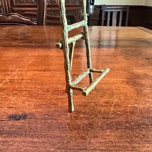 Vintage Gold Ormolu Bamboo Style Easel - Etsy