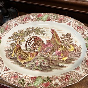 Rooster Chicken Platter - Etsy