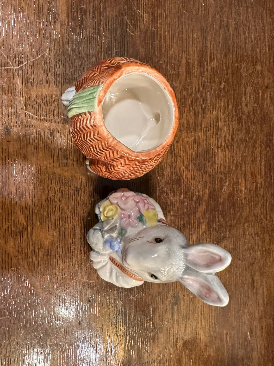 Vintage Fitz and Floyd Rabbit Box - Etsy