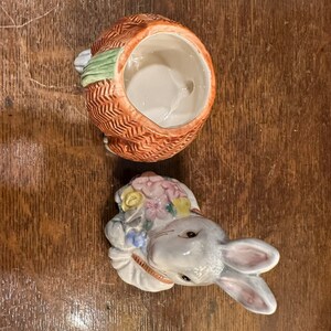 Vintage Fitz and Floyd Rabbit Box - Etsy