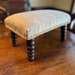 Antique Spool Leg Footstool - Etsy