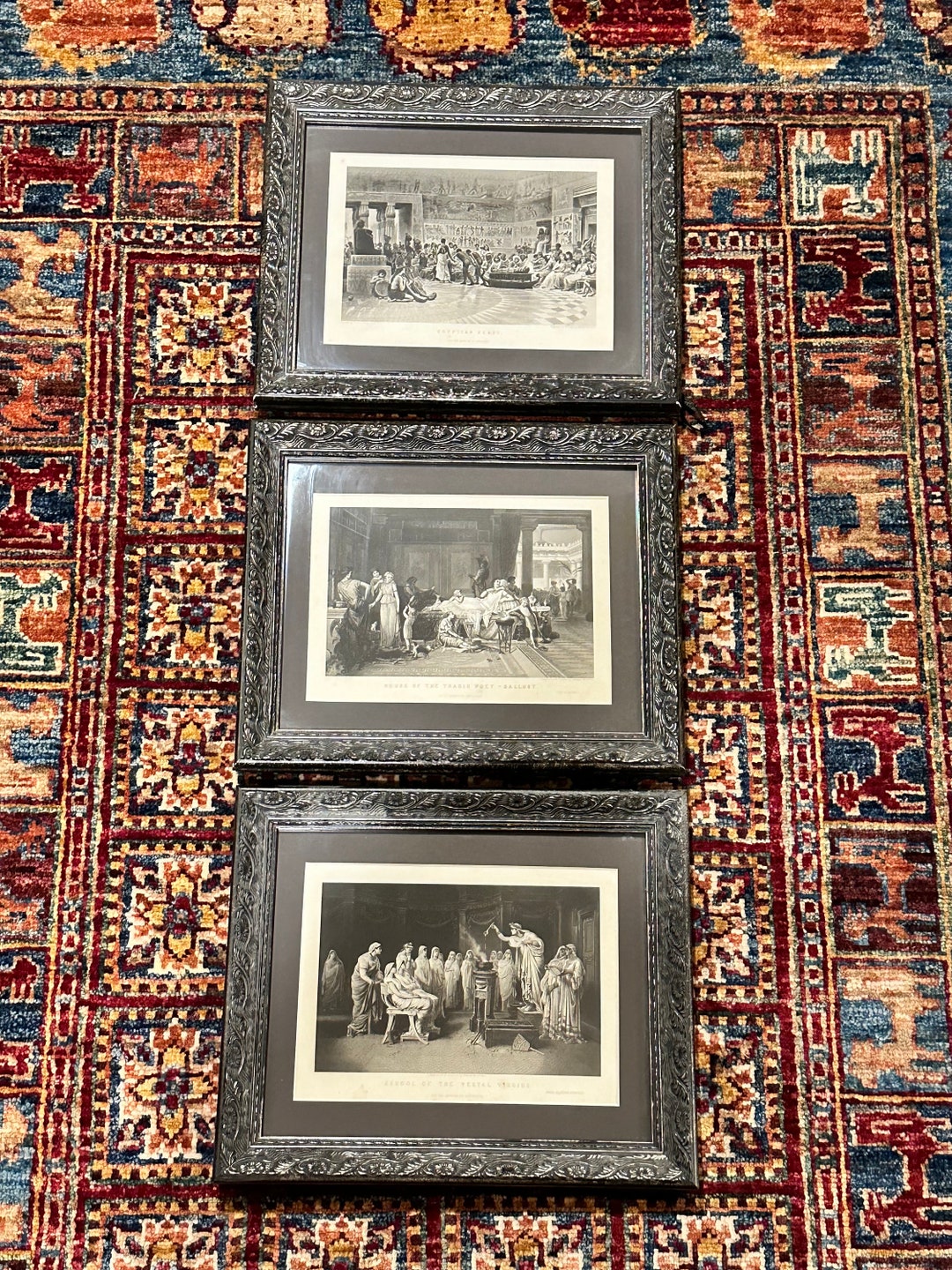 Antique Engraving Set of 3 From Museum of Antiquity Book - Etsy