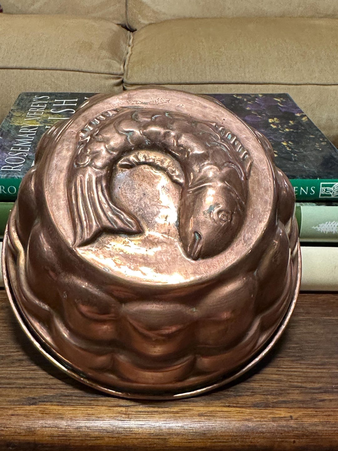 Antique Victorian Copper Fish Jelly Mold - Etsy