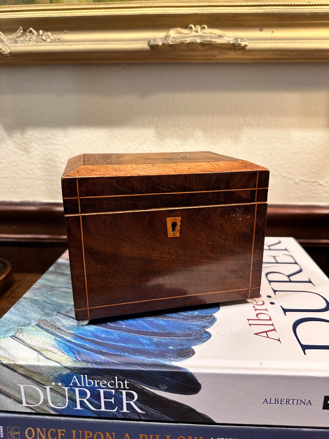 Antique Tea Caddy Box - Etsy