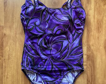3 Piece Purple Bathing Suit - Etsy