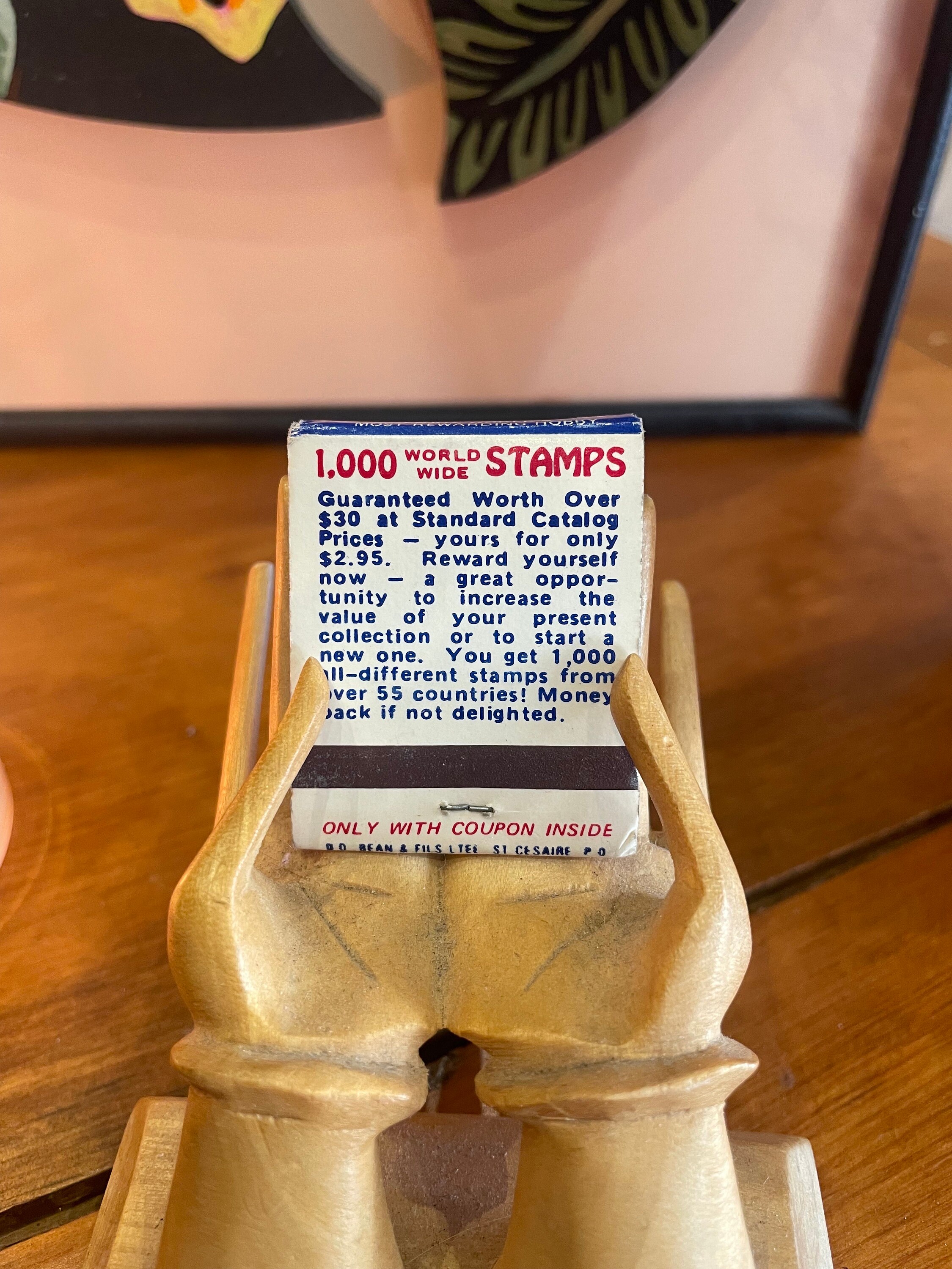 Vintage JFK John F. Kennedy Collect Stamps Advertisement Collectable ...