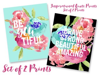 BE YOU TIFUL Beautiful Printable Quote Art Print 8x10 | Etsy
