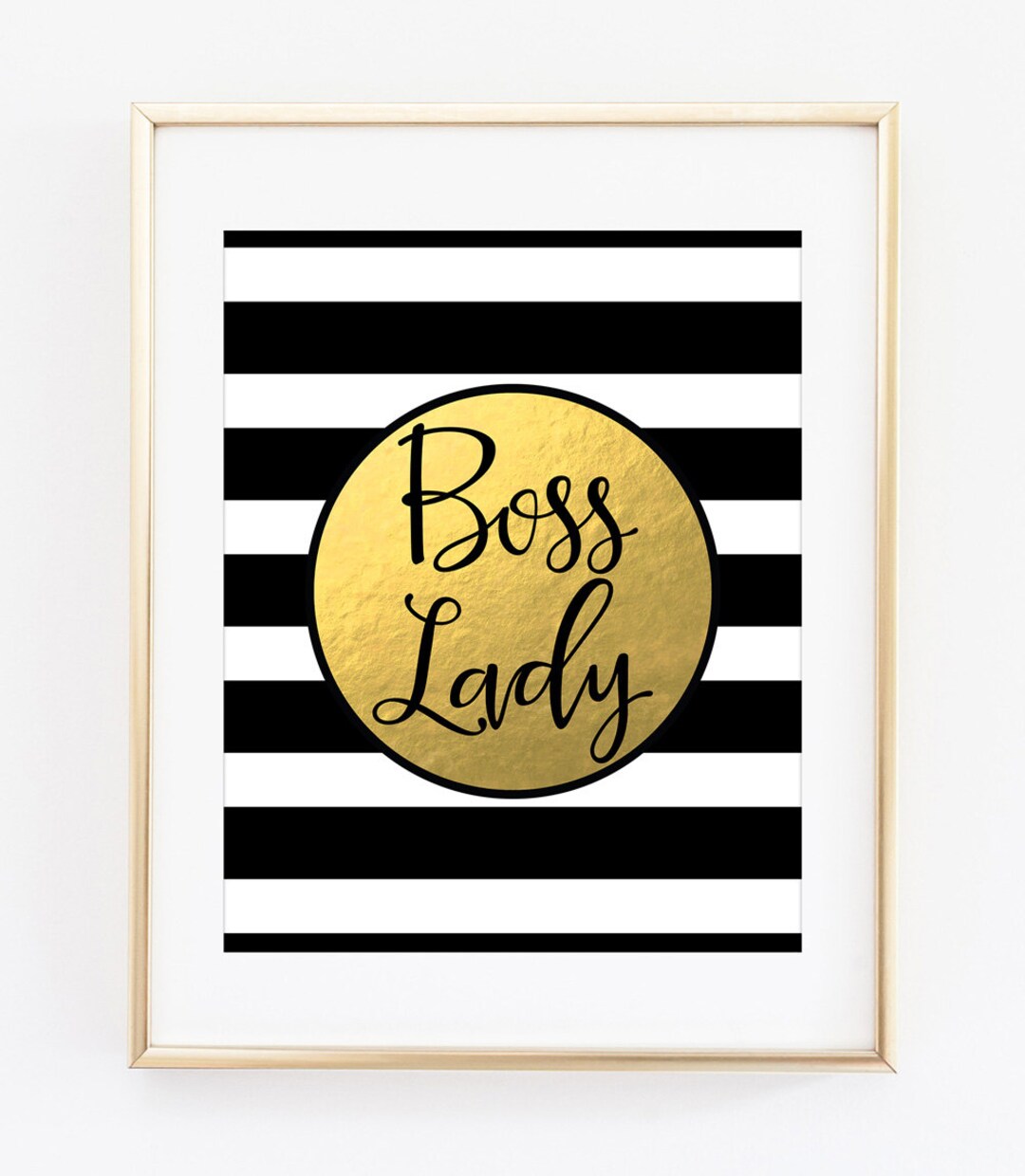 Boss Lady Printable Art Print Boss Lady Wall Art Office Art Office Wall ...