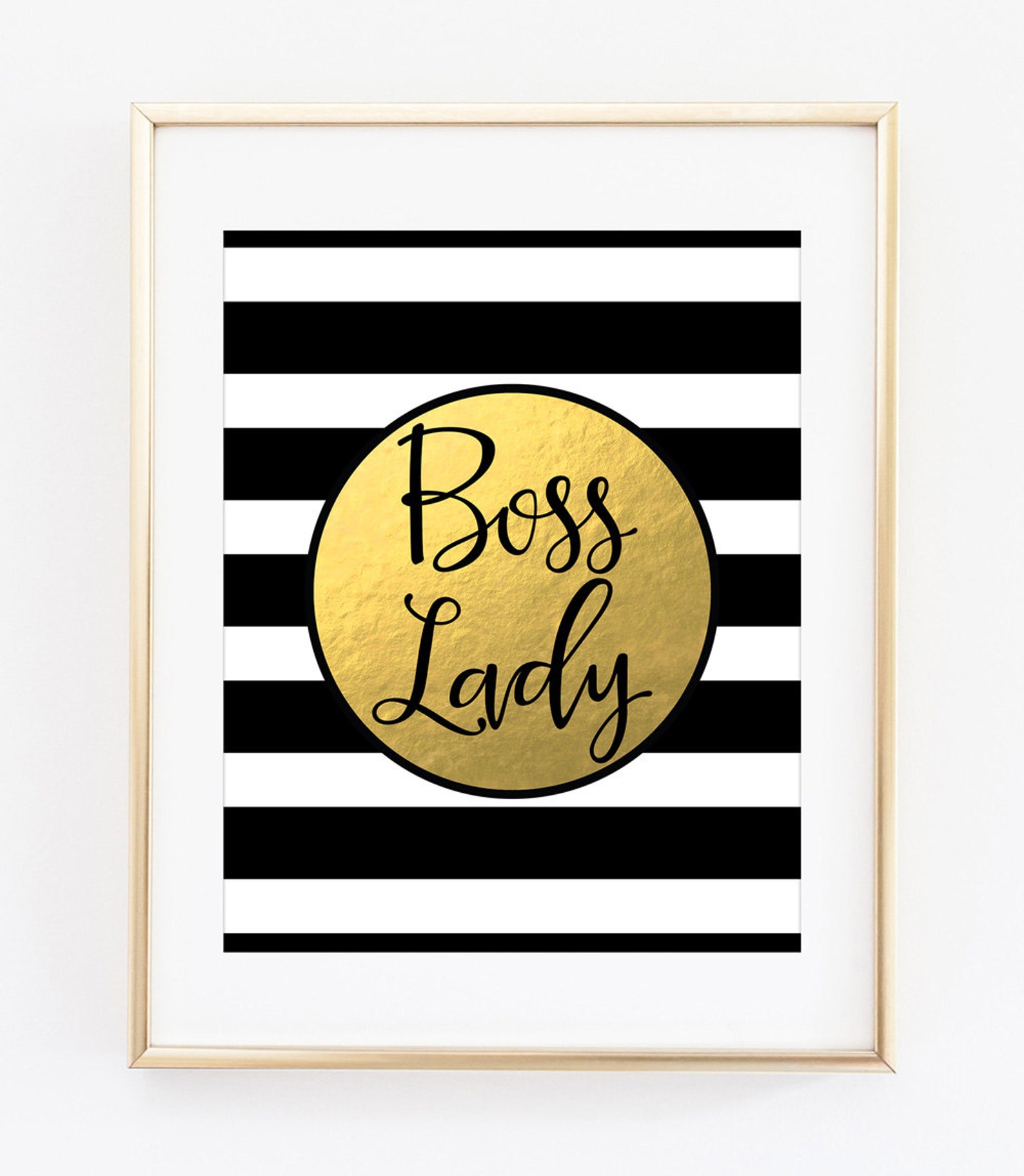 Boss Lady Printable Art Print Boss Lady Wall Art Office Art Office Wall ...