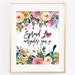 Valentines Day Printable Art Print 8x10, Love Quote, Spread Love ...