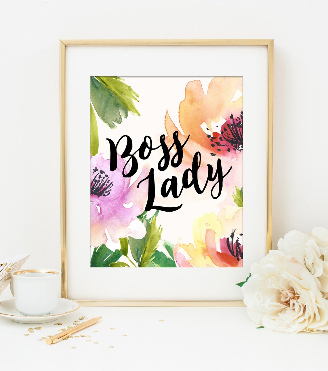 Boss Lady Printable Art Print 8x10 Boss Lady Print Unique - Etsy