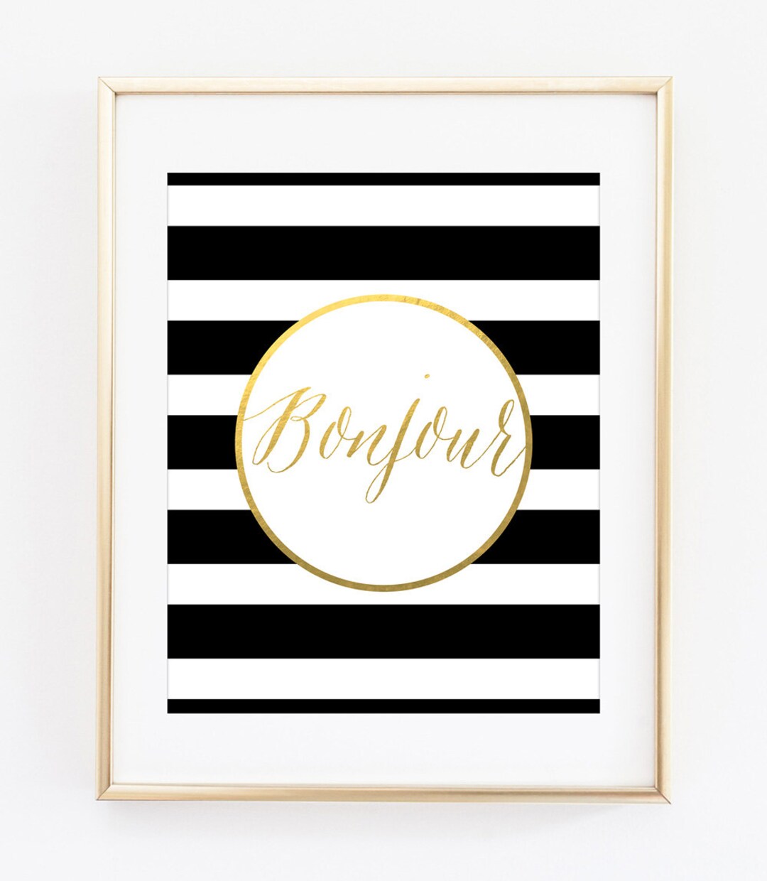 Bonjour Printable Art Print, Bonjour Print, Paris Printable, Paris ...