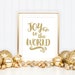 Joy to the World Printable Art Print, Christmas Printable Art Print ...