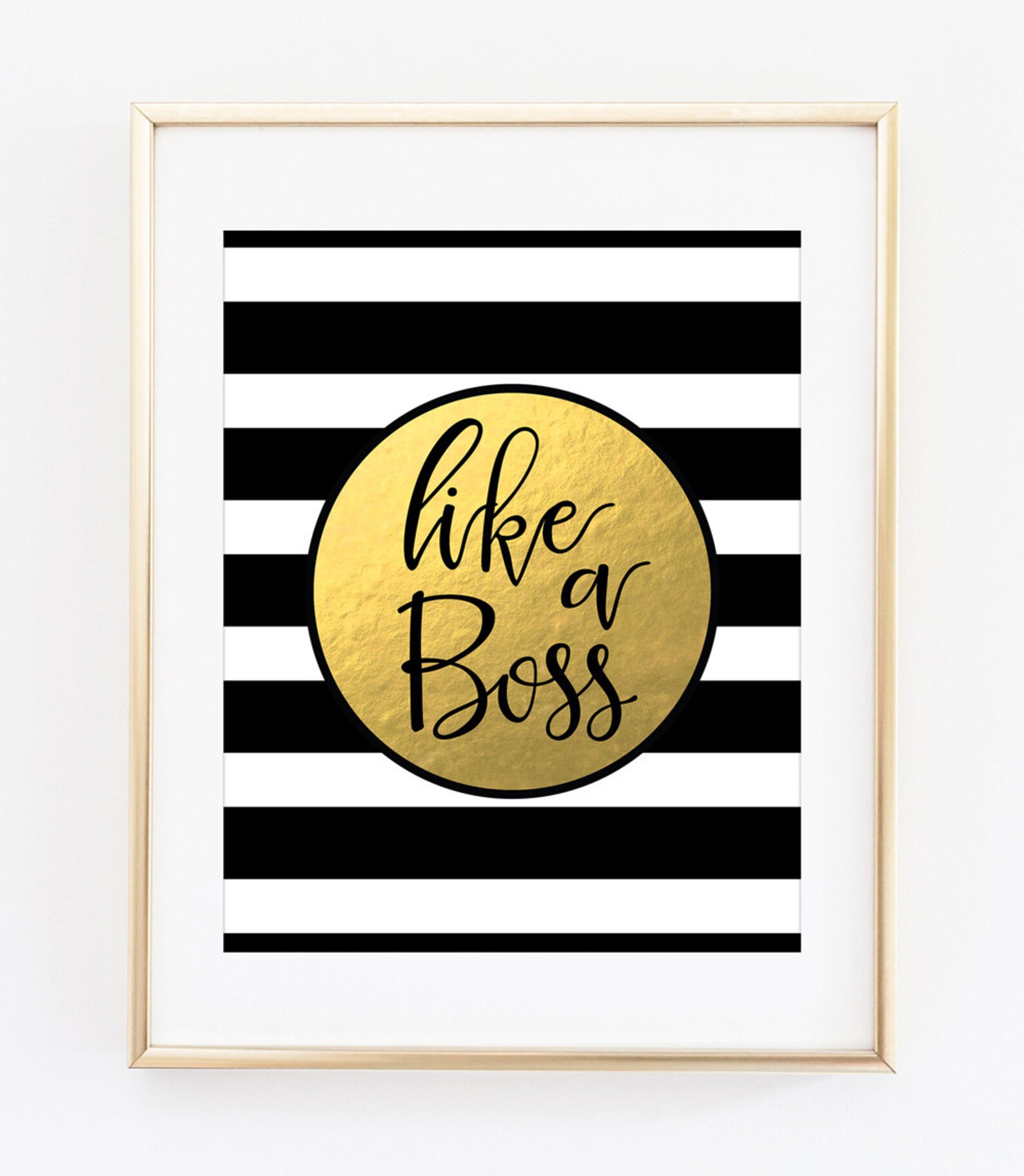 Like A Boss Printable Art Print Boss Lady Print Like a Boss - Etsy