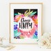 CHOOSE HAPPY Printable Art Print 8x10 Happiness Print Be - Etsy