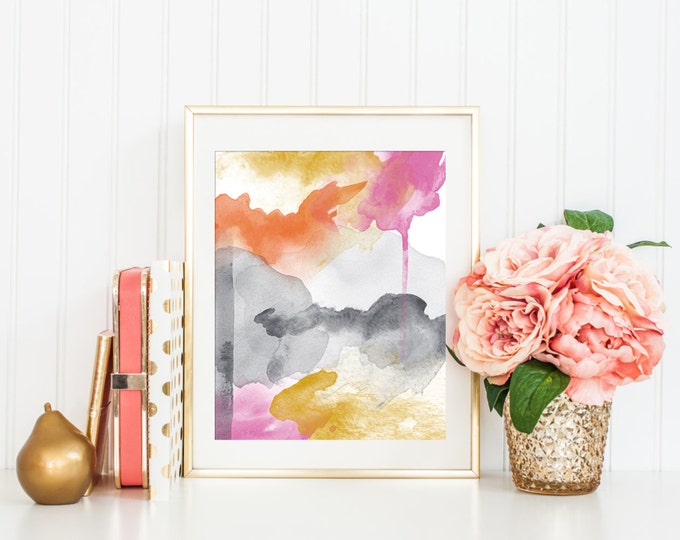 Modern Abstract Art Print Printable, Modern Art, Modern Home Office ...