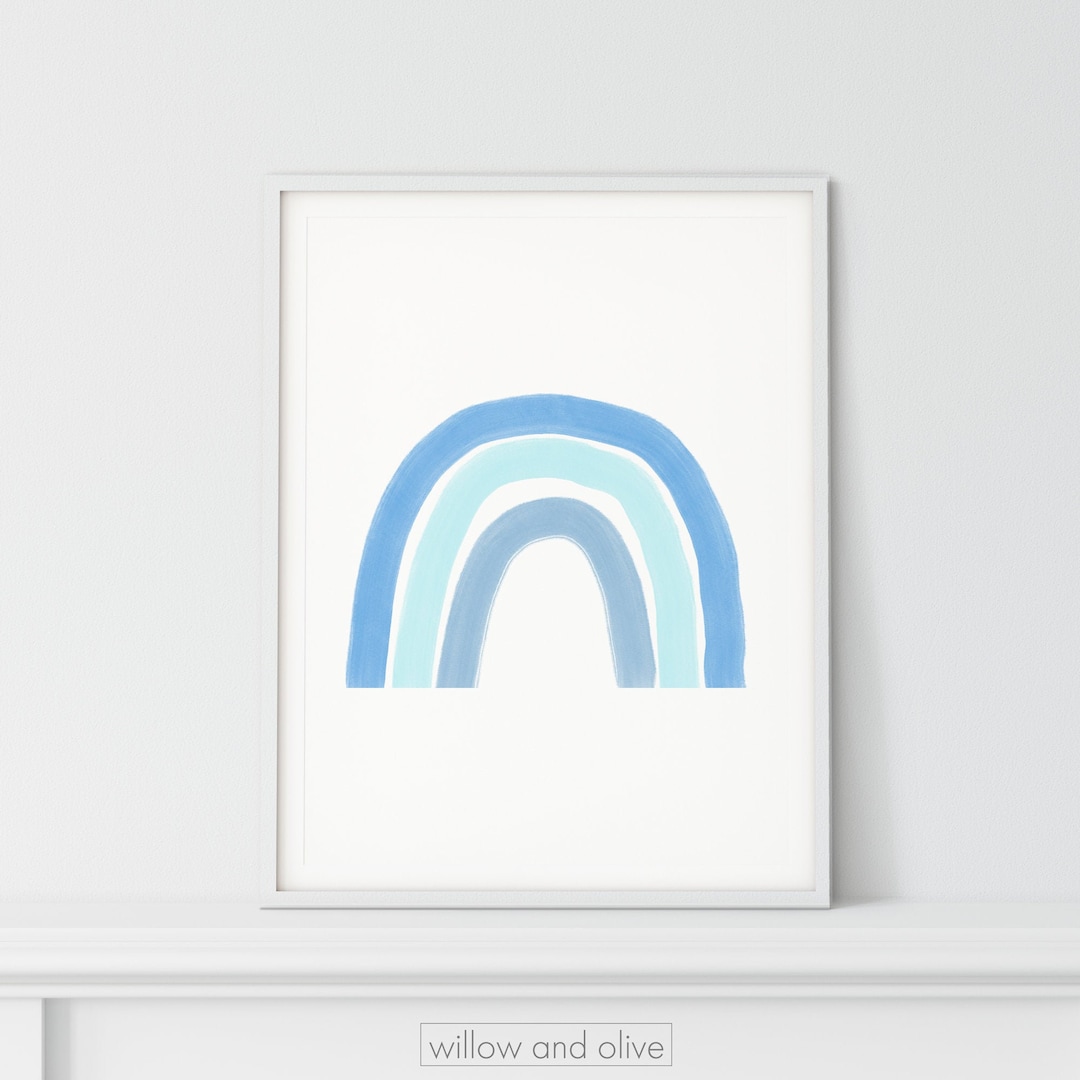 Rainbow Print, Boys Room Art, PRINTABLE ART, Rainbow Printable, Rainbow ...