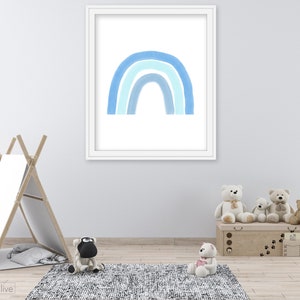 Rainbow Print, Boys Room Art, PRINTABLE ART, Rainbow Printable, Rainbow ...