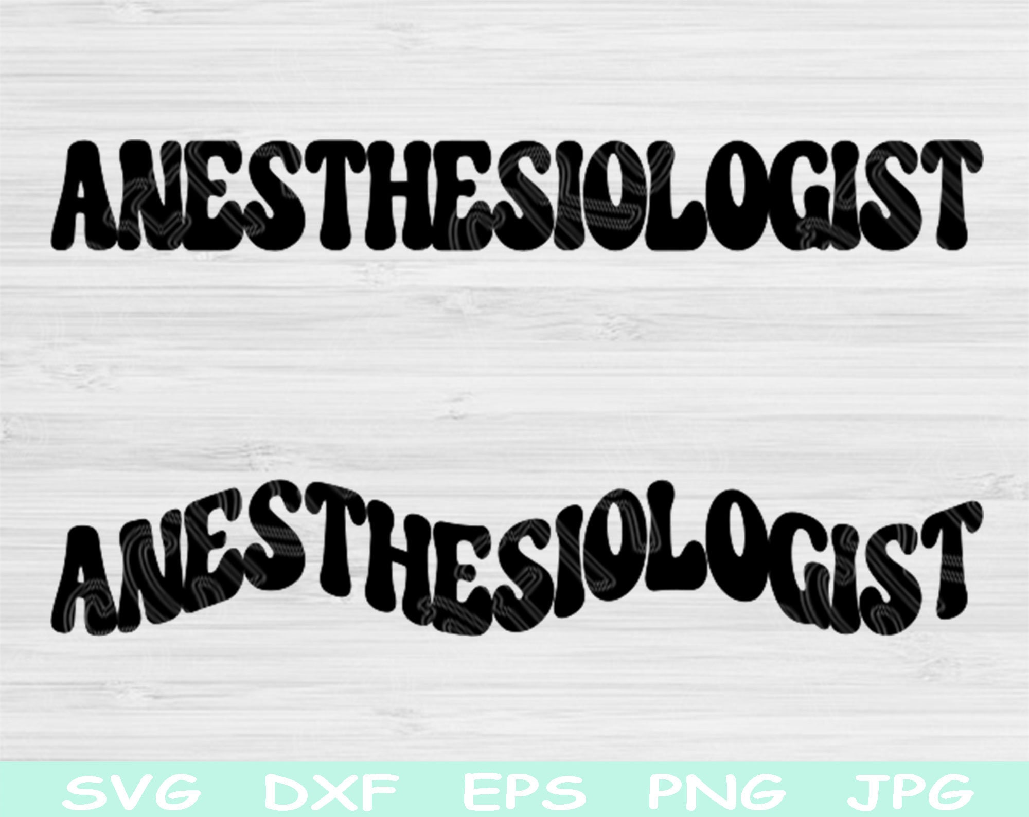 Anesthesiologist Svg CRNA Svg Wave Anesthetist Svg Dxf Eps - Etsy