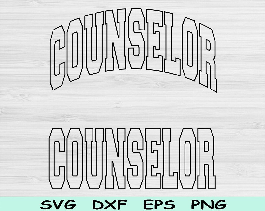 Counselor Svg Dxf Cut File, Counselor Png, Guidance Counselor Svg Files ...