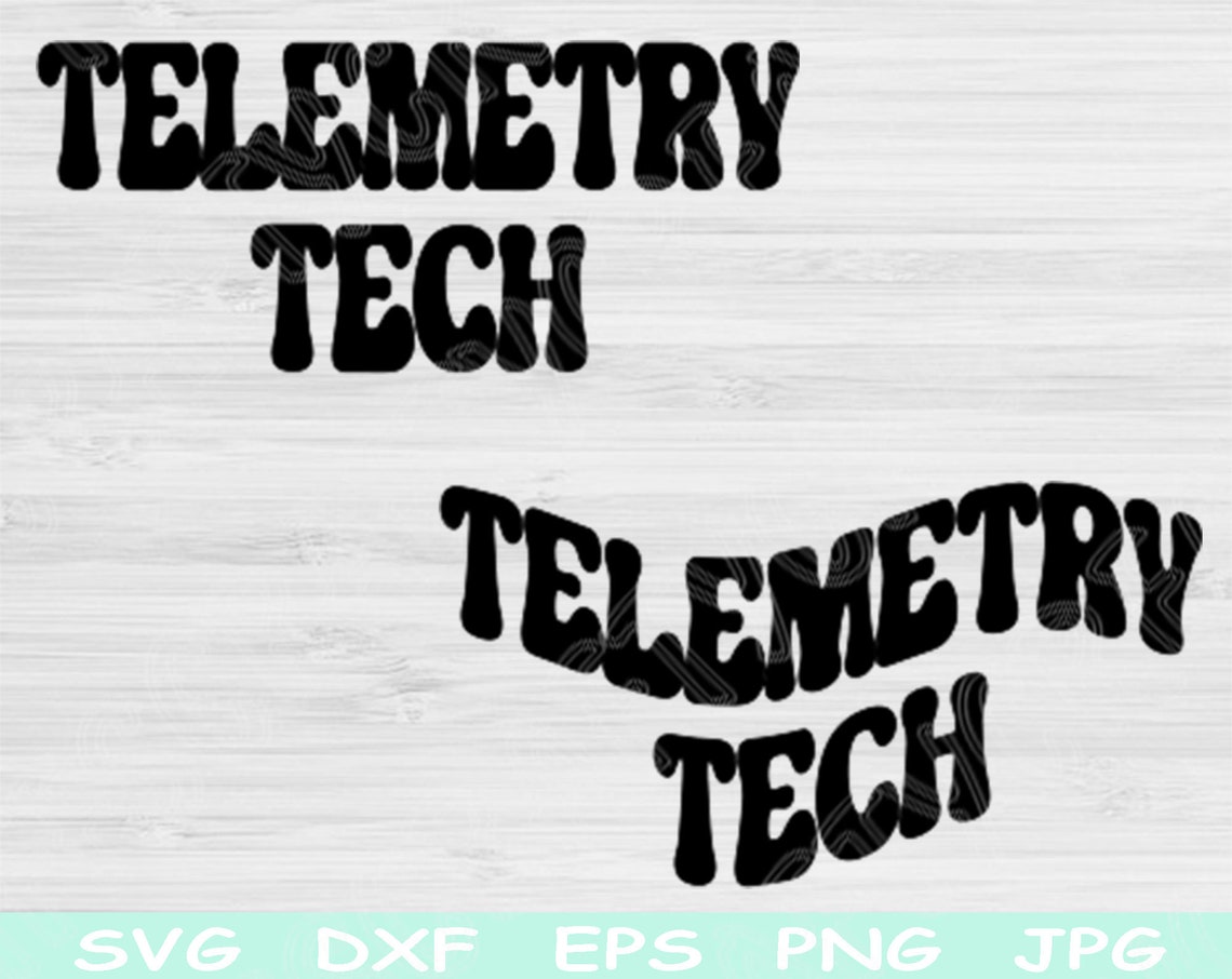 Telemetry Tech Svg Dxf Png Eps Cut Files Telemetry Technician - Etsy
