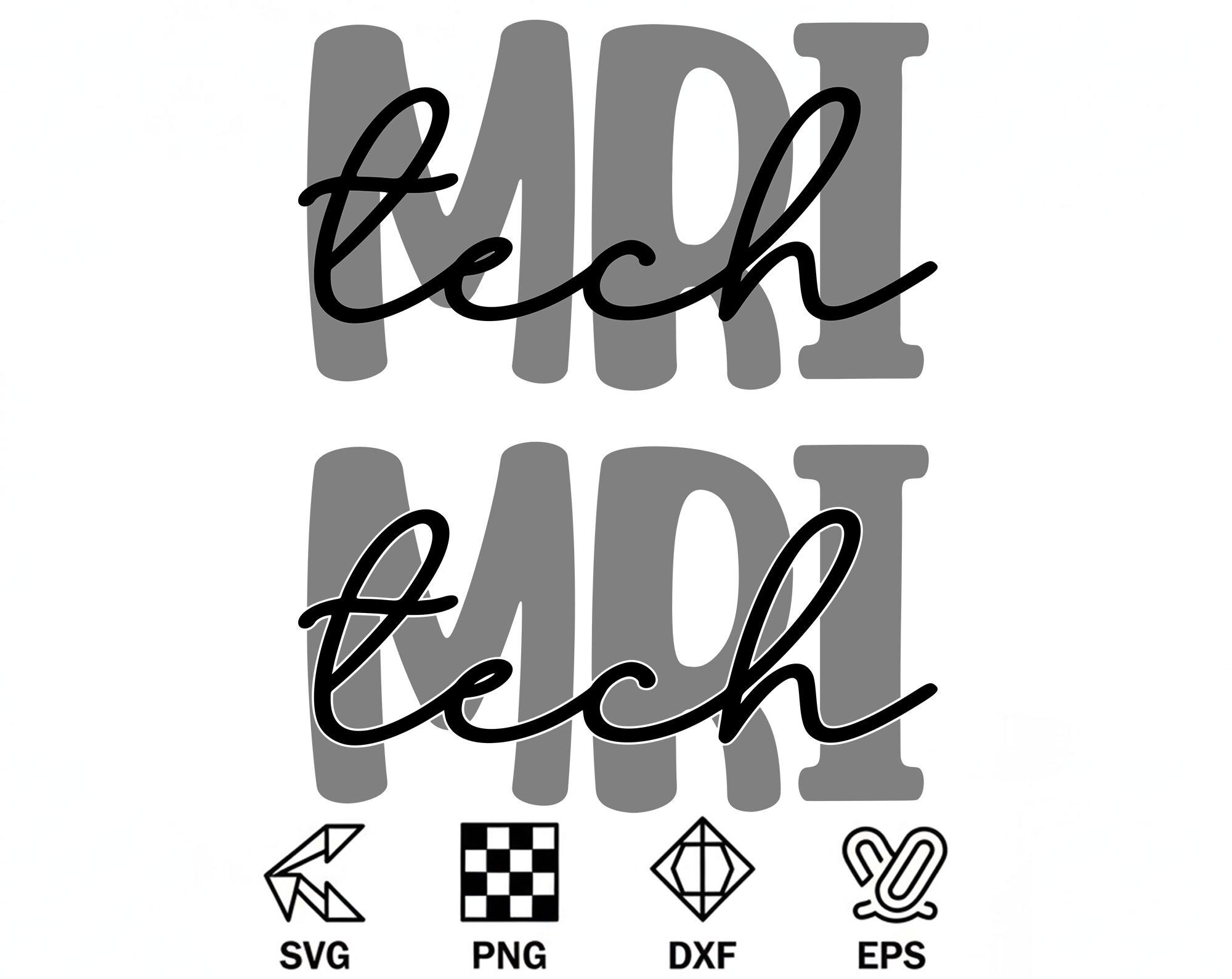 Mri Tech Svg Dxf Png Eps Cut Files, Radiology Tech Svg, Radiology Svg ...