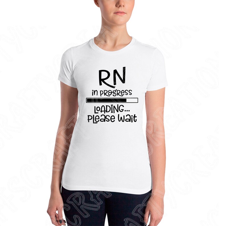 RN Svg, RN in Progress Loading Please Wait Nursing Student, Nurse Svg ...