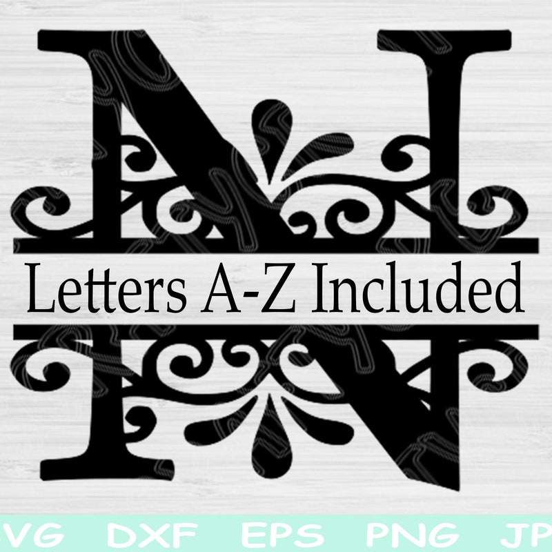 Monogram Svg Files - Etsy